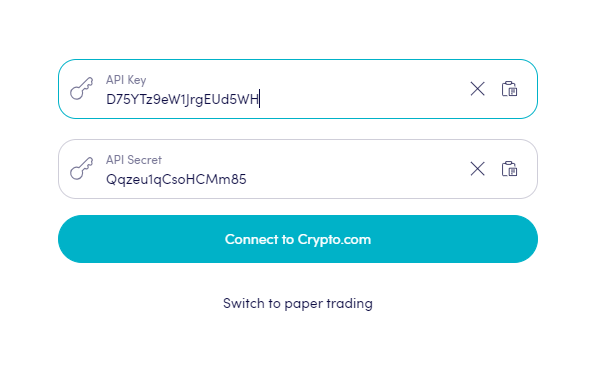 How to connect to Crypto.com | Cryptohopper Documentation