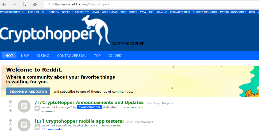 Old banner still visible when not logged in to Reddit : r/modhelp